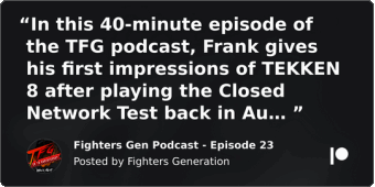 Fighting Game News | TFG